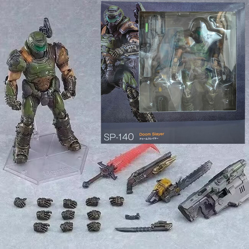 SP-140 Figma DOOM Eternal Action Figure Model Decor Dolls Toys | Shopee ...