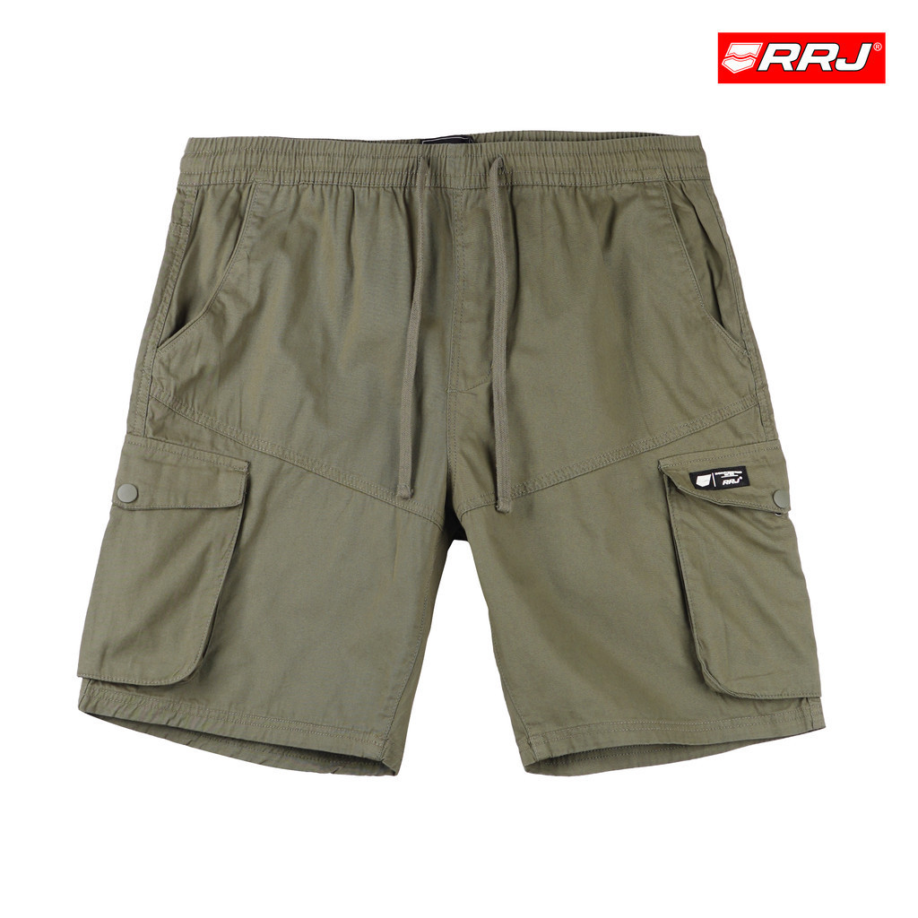RRJ Basic Non-Denim Cargo Short for Men Regular Fitting Rinse Wash ...