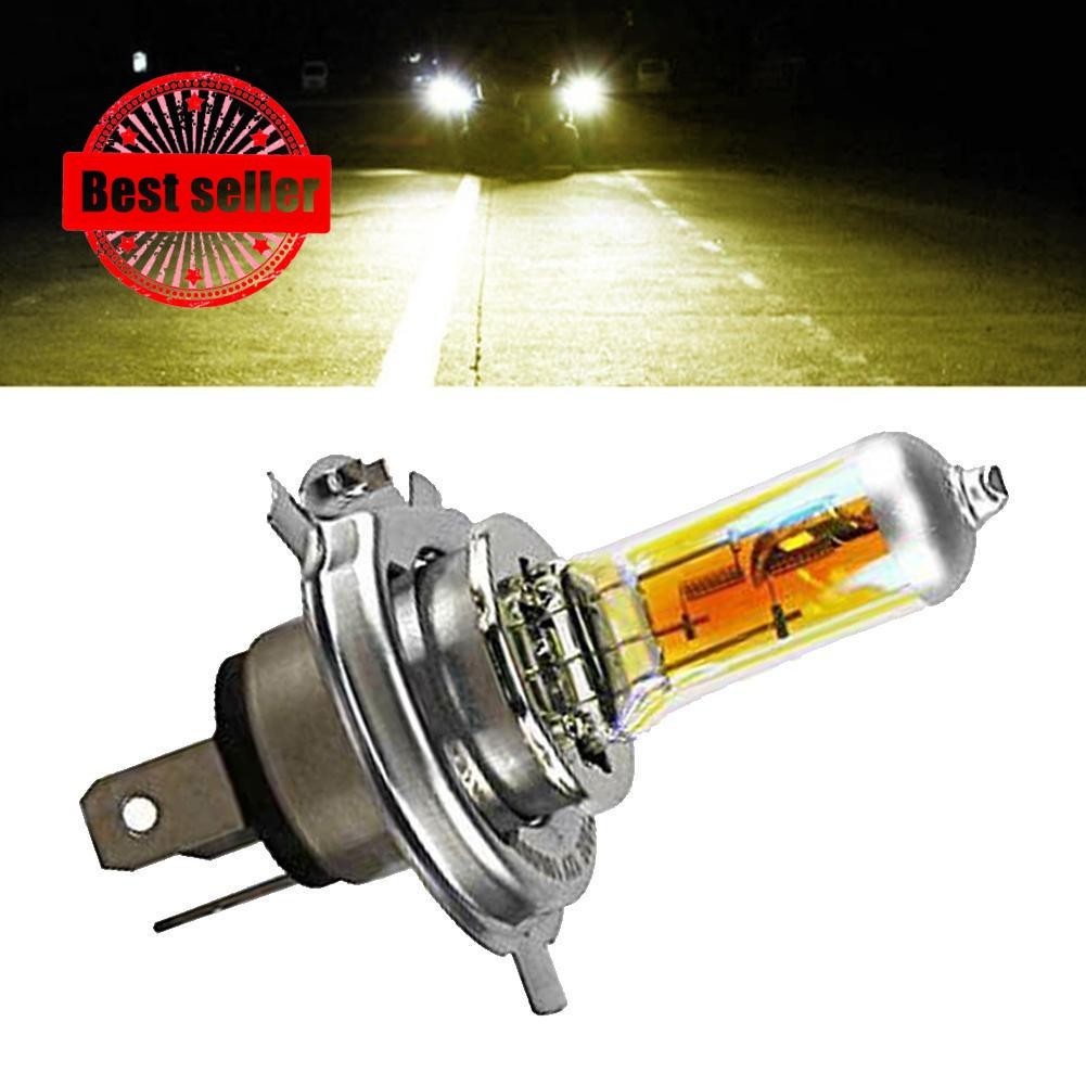 H4 12v 60/55w P43t Halogen Bulb 2300k Golden Quartz H4 Glass 55w Yellow ...