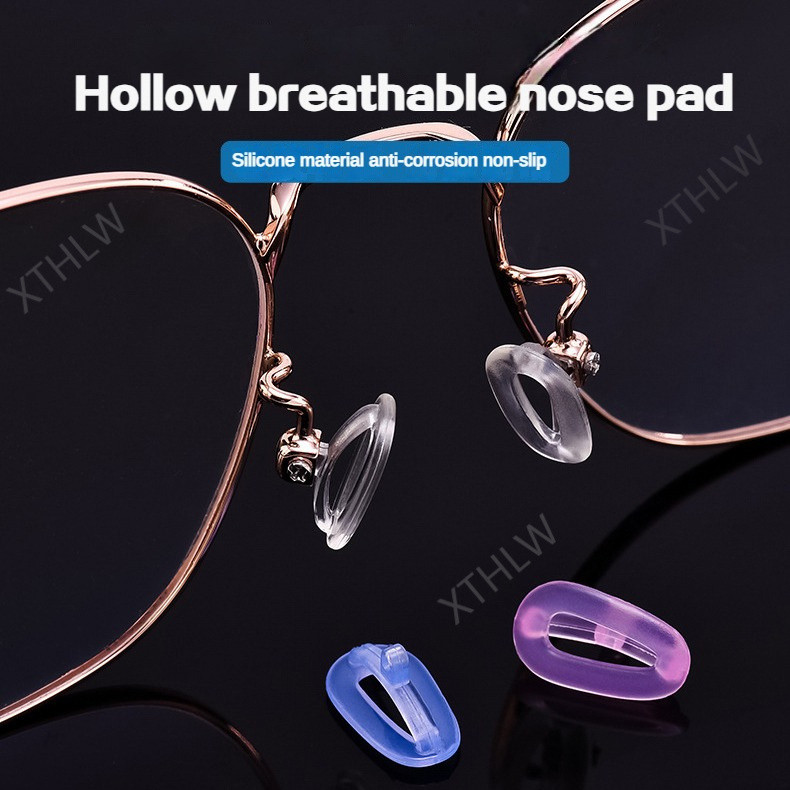 Hollow Nose Pad Glasses Nose Pad Glasses Silicone Anti-Slip Pad Super ...