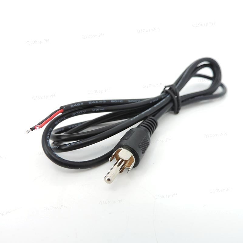 1m Rca 2 pin wire Male head Audio Cable Single Video Stereo connector ...
