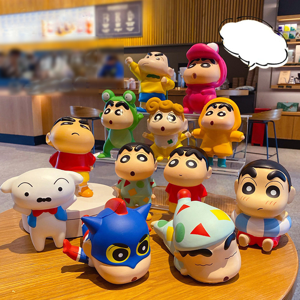 Cartoon Cute Crayon Shin-chan POP IT Doll Slow Rebound Doll Relief ...