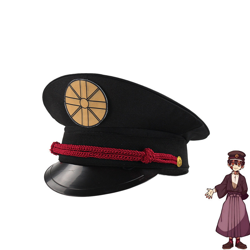 Adult Toilet-Bound Hanako Kun Hats Anime Cosplay Costumes Black Cap ...