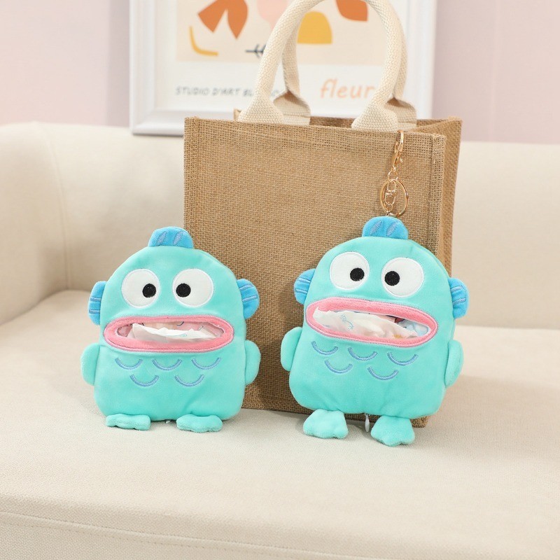 Creative Ugly Fish Hangyodon Tissue Box Funny Bag Pendant Plush Toys ...