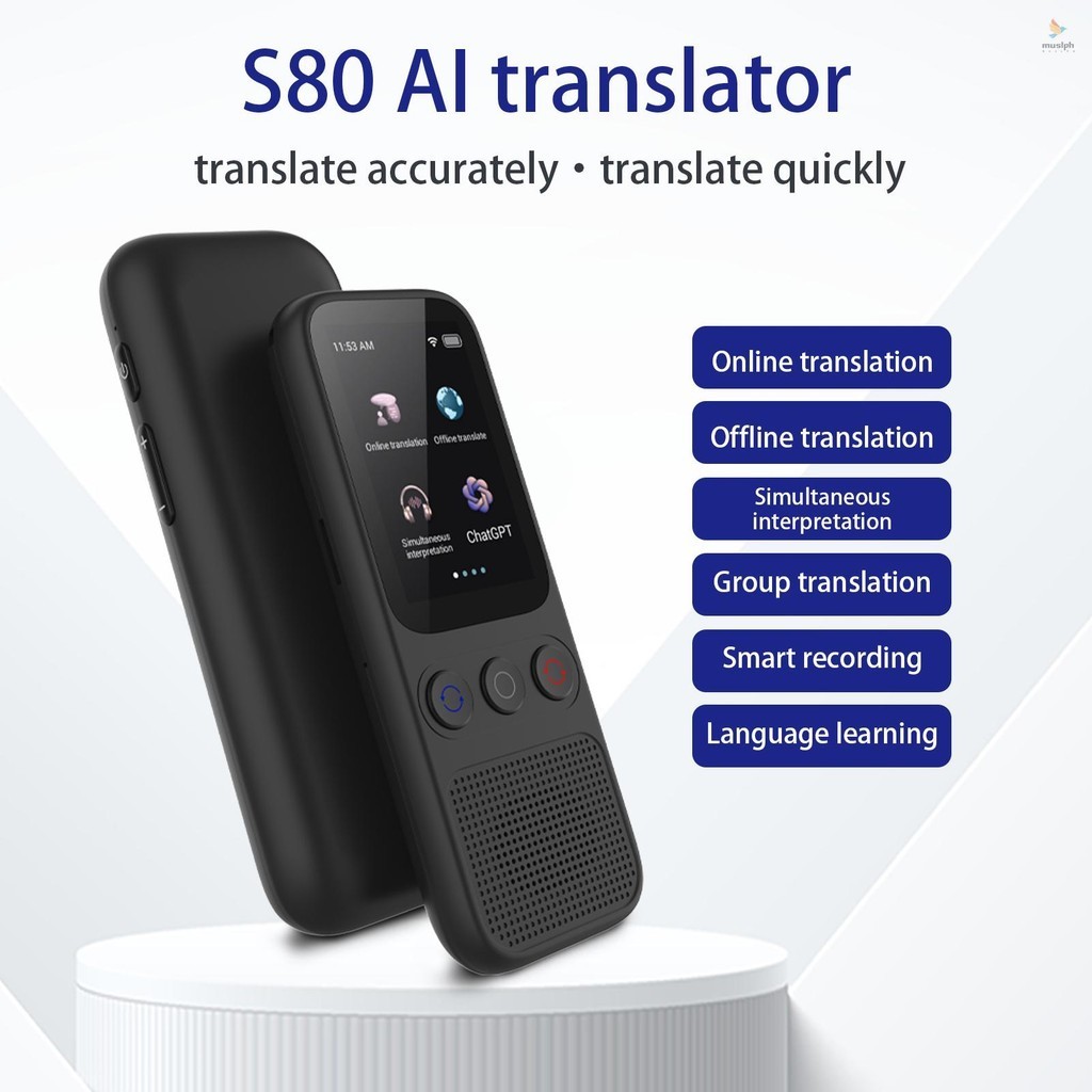 Portable Language Translator Device with 138 Languages Voice ...