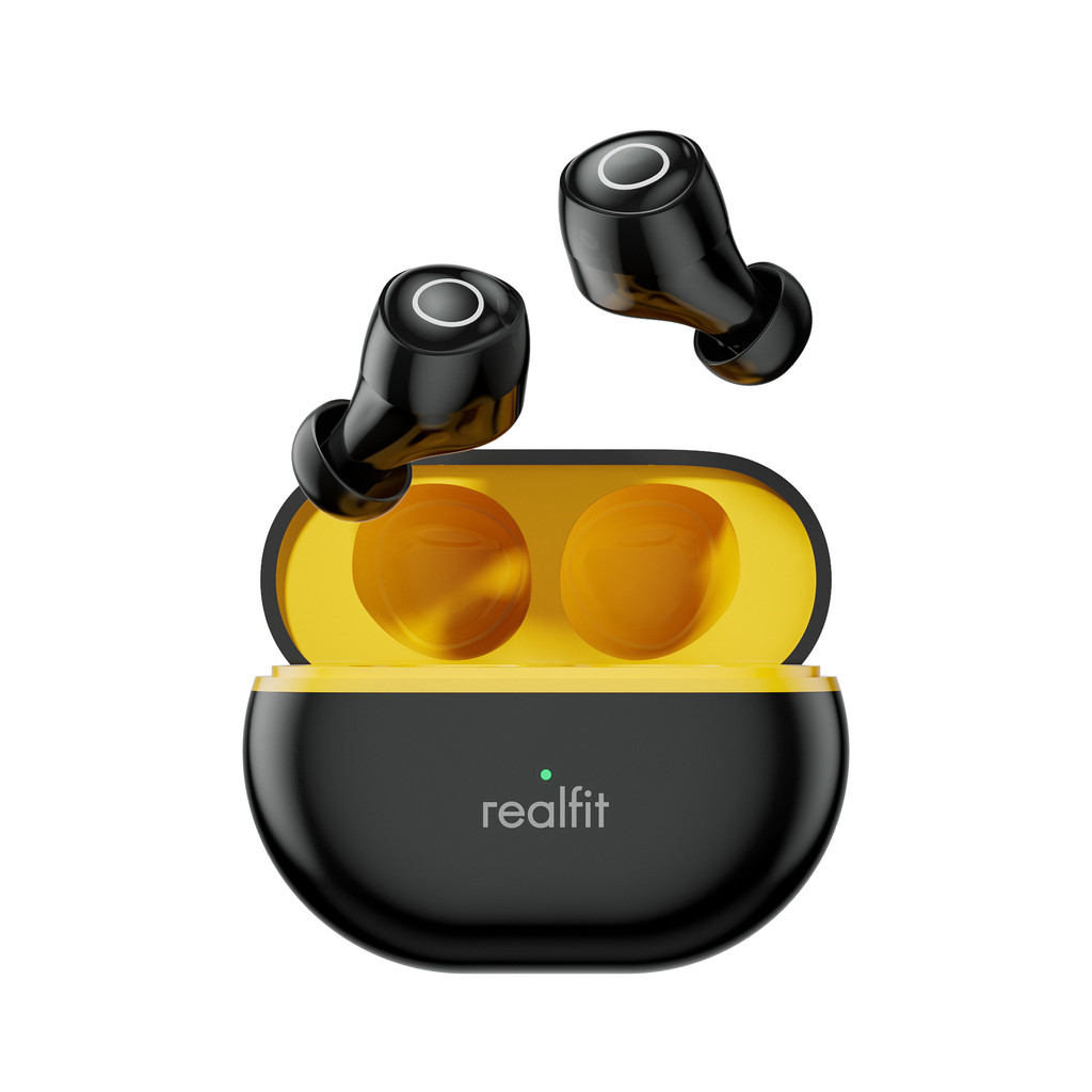 Realfit F4 AI Noise Cancelling Bluetooth Earphone with Mic Control APP ...