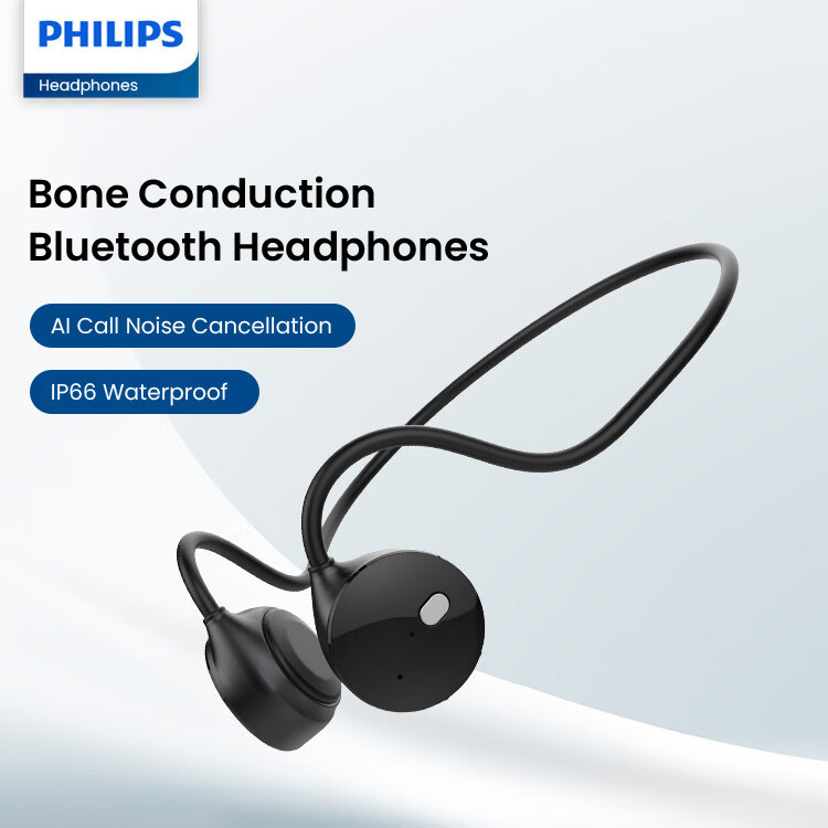 Philips Bone TAA1609 Conduction Sports Bluetooth Headphones | Shopee ...
