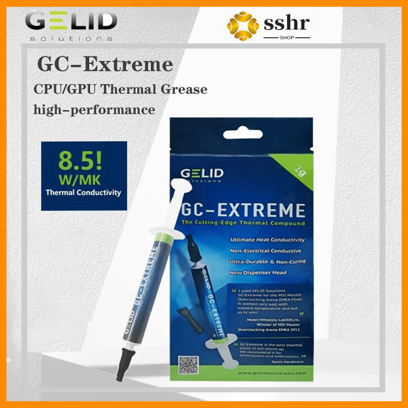 Gelid Gc-Extreme Thermal Grease Paste Conductive Silicone Grease Cooler ...
