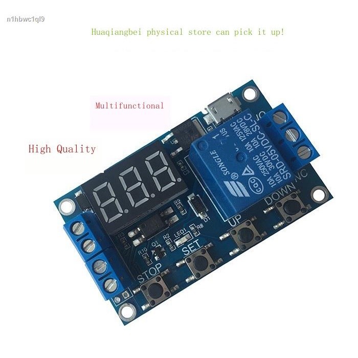 1-way relay module delay power off disconnect trigger delay cycle timing circuit switch | Shopee ...