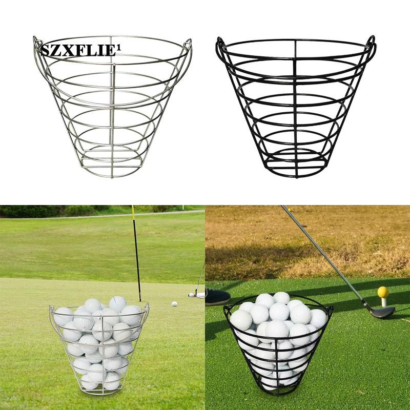 [Szxflie1] Metal Wire Golf Ball Basket, Golf Ball Holder, Can Hold 50 ...