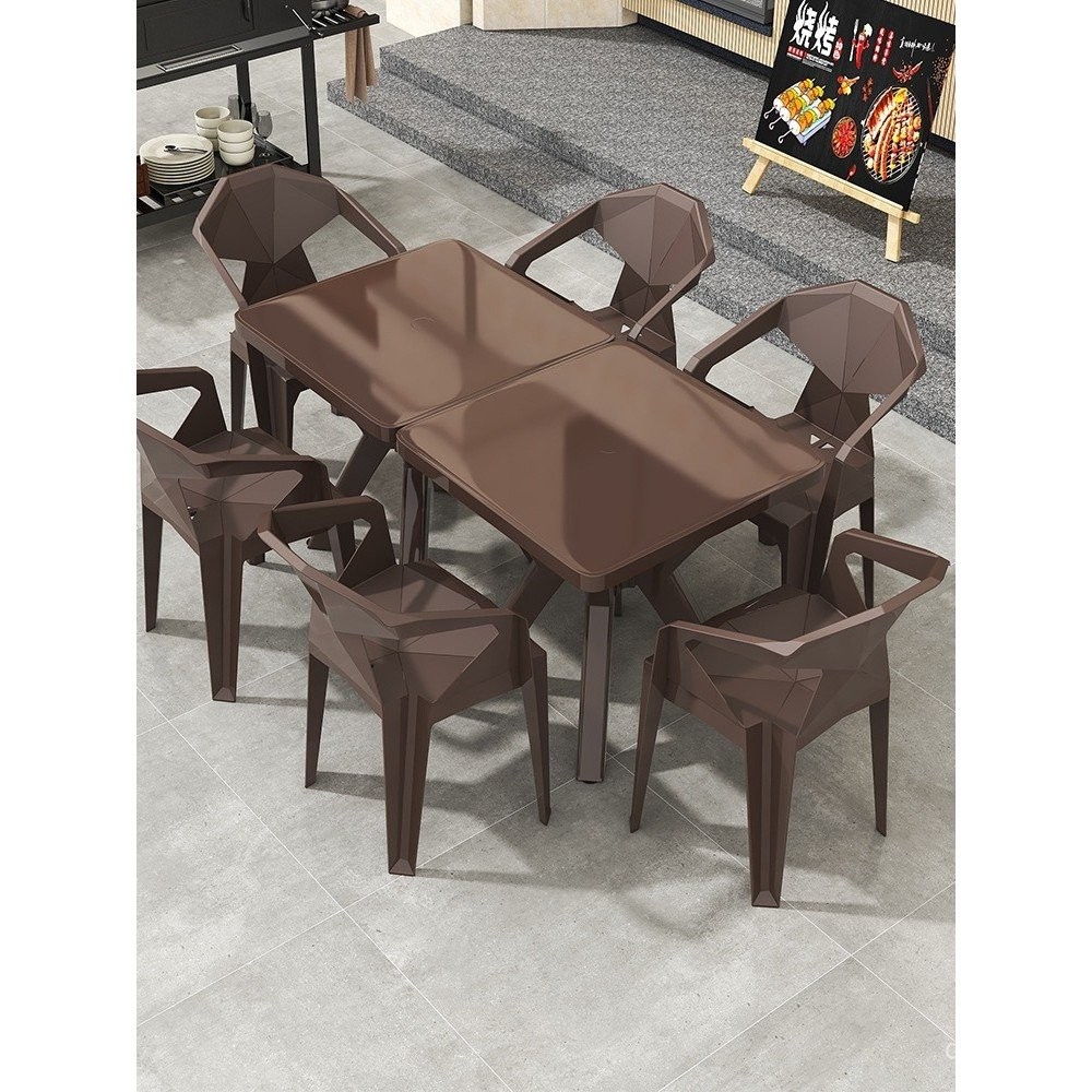 Thickened Stall Table and Chair Night Market Barbecue Beer Stall ...