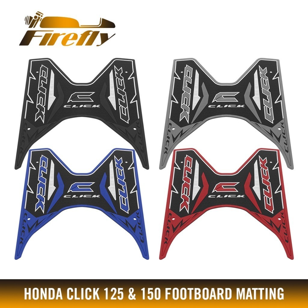 Honda Click 125i/150i Footboard Matting with Bolts & Washers Motorcycle ...