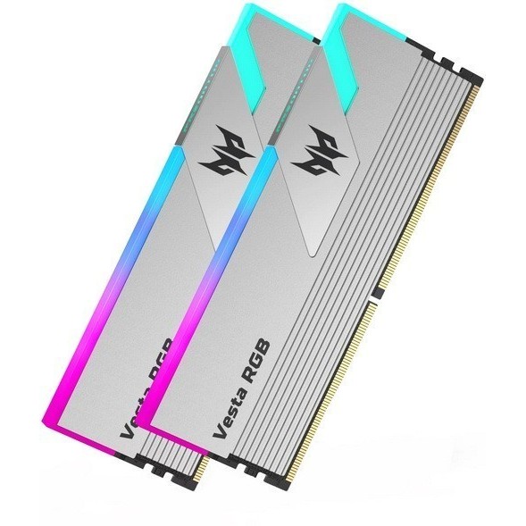 Acer PREDATOR VESTA RGB DDR4 16GB (2x8GB) 3600Mhz - Silver | Shopee ...