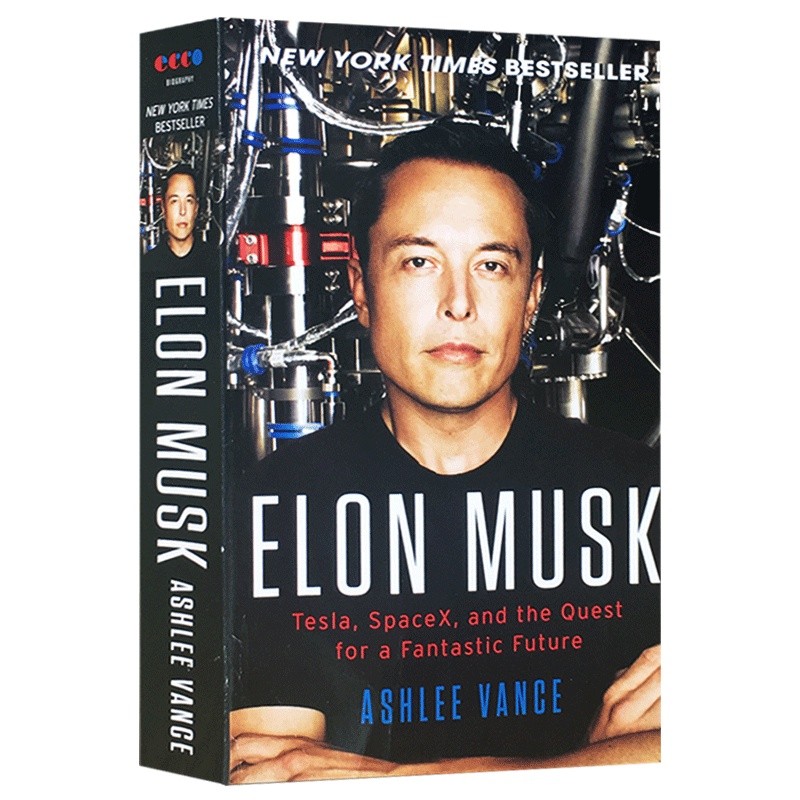 Genuine Elon Musk Biography English Original Elon Musk Silicon Valley ...