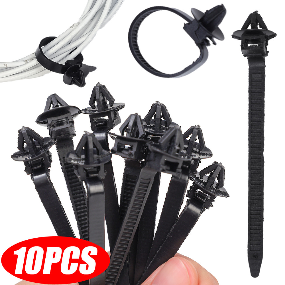 10/30PCS Car Nylon Cable Tie - Multi-Purpose Self-locking Wire Clip ...