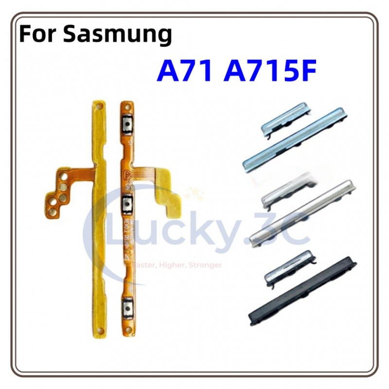 On Off Power Volume Button Flex For Samsung A71 2020 A715 Up Down Side ...