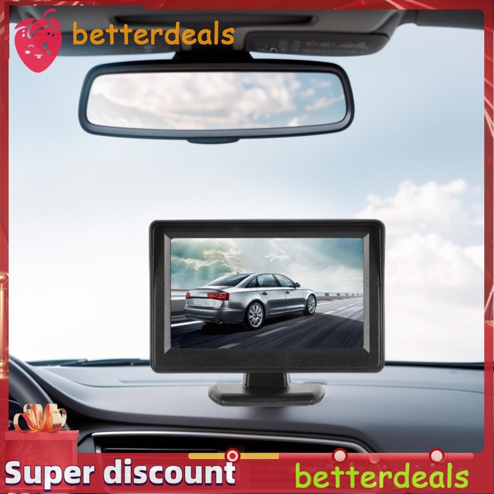 [Betterdeals.ph] 4.3 Inch Screen HD Car Monitor with 2 Way AV Input for ...