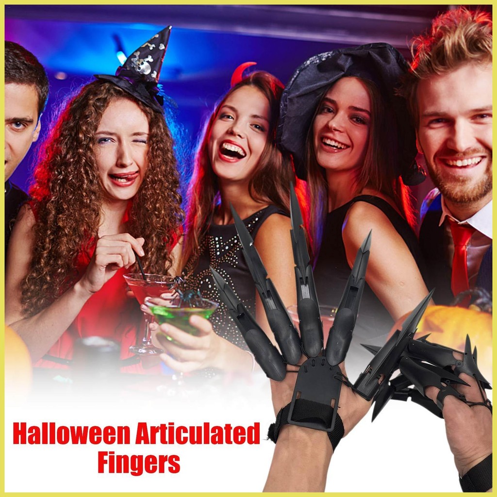 Halloween Articulated Fingers Halloween Hand Finger Claws Wearable ...