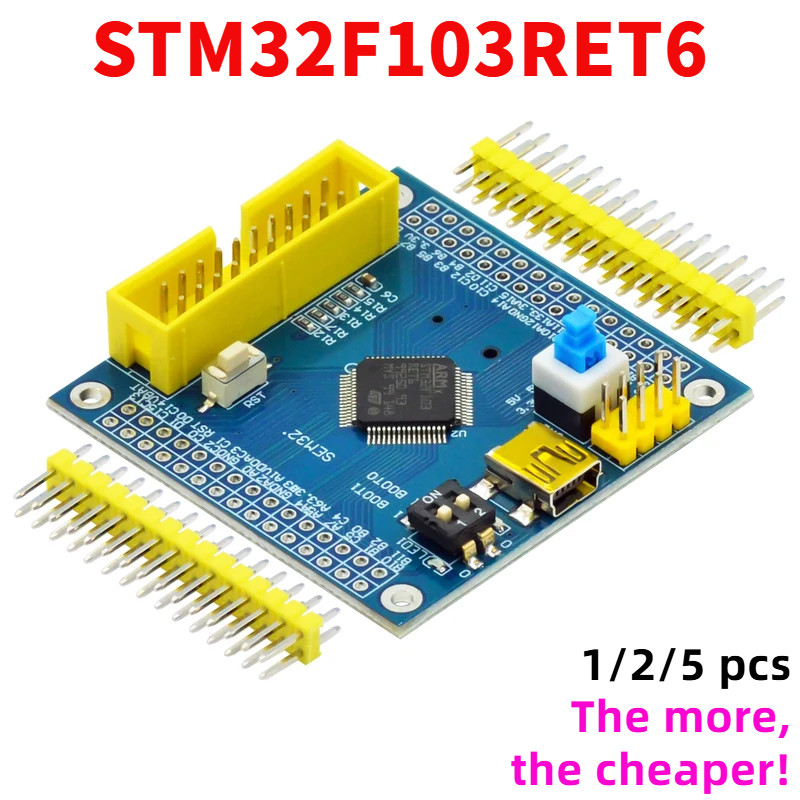 1/2pcs STM32F103RET6 ARM STM32 Minimum System Development Board Module For arduino Minimum ...