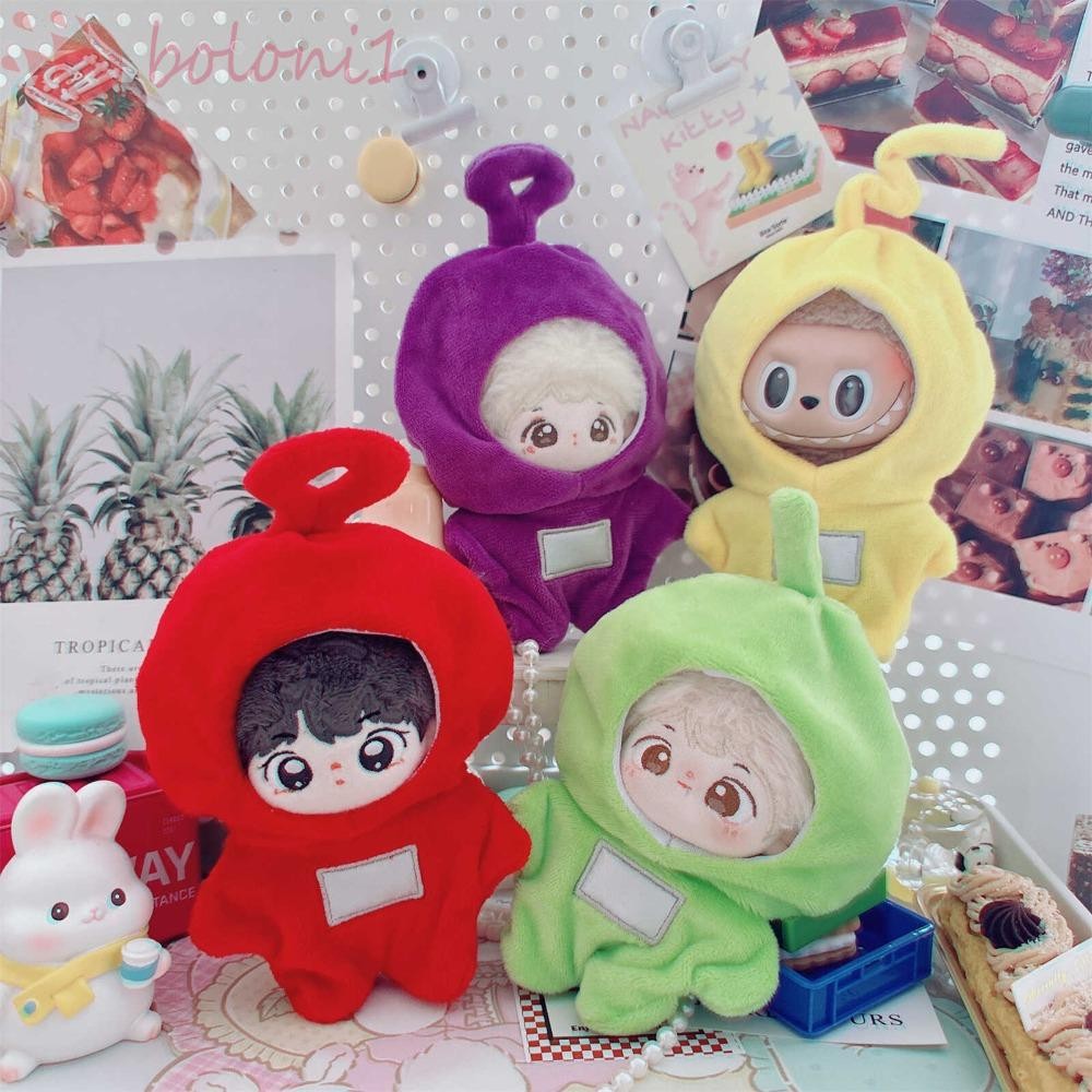 [COD] Labubu Time Clothes, Teletubbies Jumpsuit 15cm Cotton Doll's ...