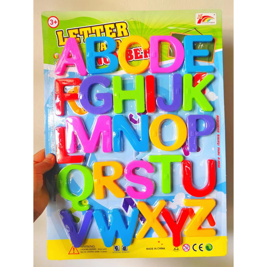 Magnetic Letters English Alphabet Magnet Stickers Toy Puzzle Writing ...
