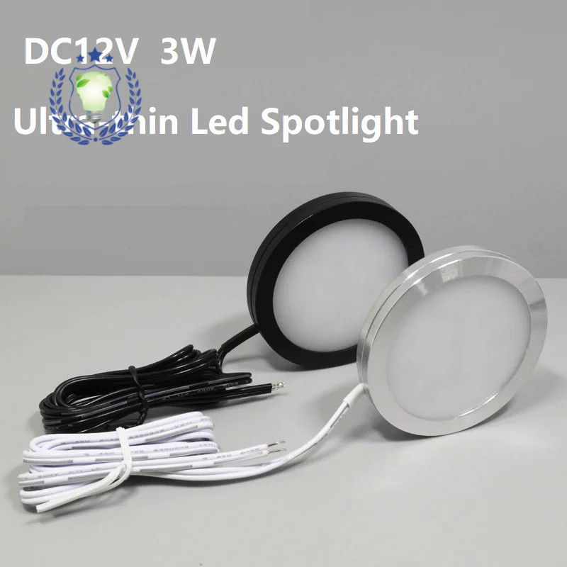 Dimmable LED Spot Light 3W 12V Surface Mounted Mini Interior Spotlights ...