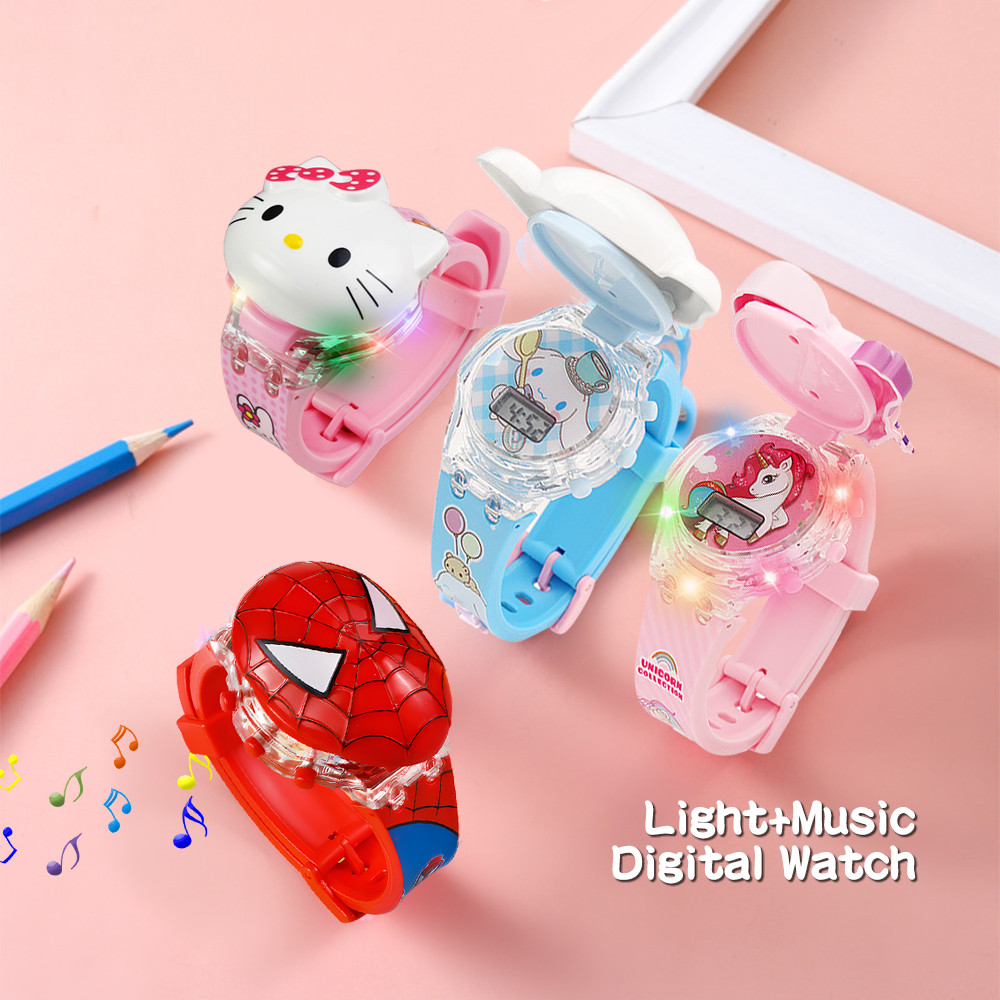 Lakoe Watch For Kids Cartoon Kuromi Watch Relo For Kids Girl Spiderman ...