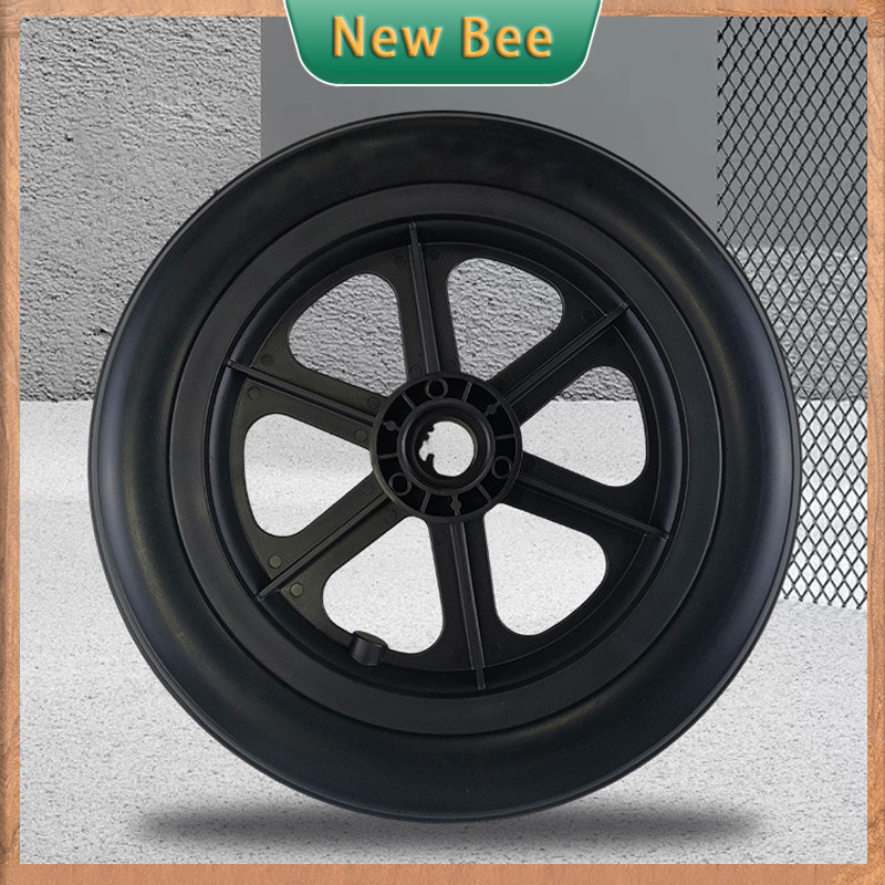 6/7/8 inch Wheelchair Front Wheels Replacement Solid Tire Wheelchair ...