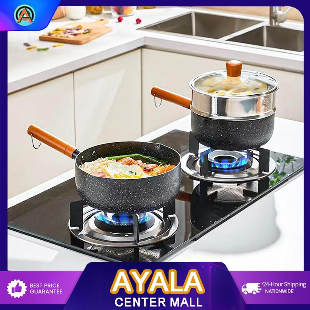 【Japan Original】All-purpose Maifan Stone Cooking Pot with Lid ...