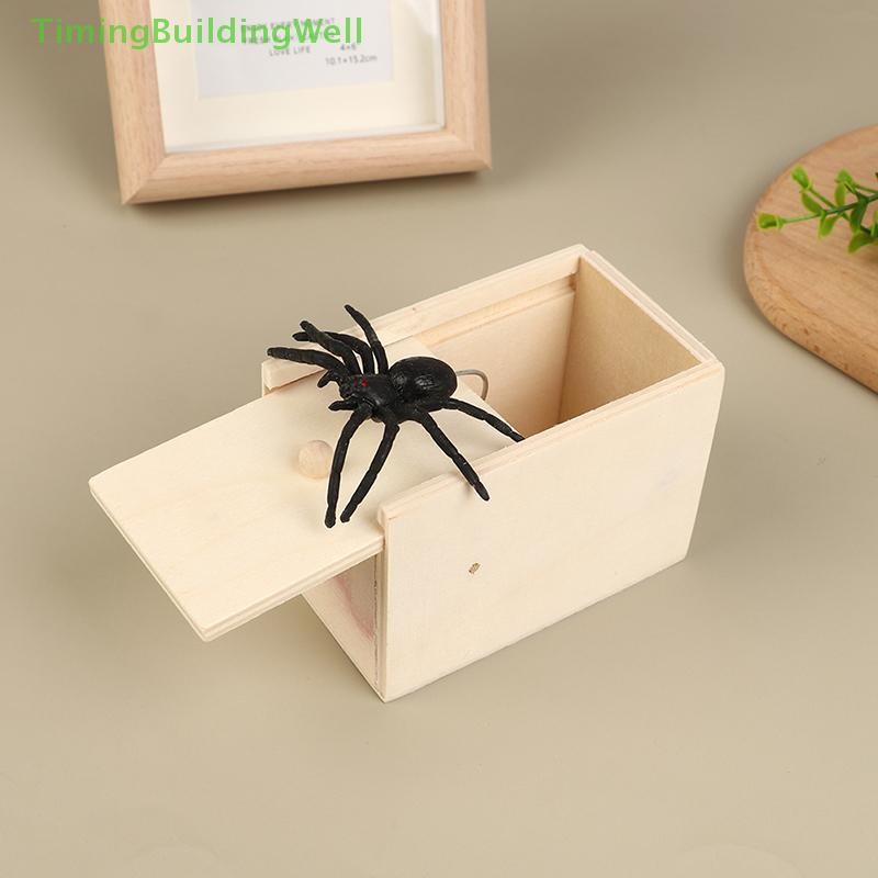TBPH Spider Prank Scare Box Spider In A Box Prank Gifts Gag Pull Toy ...