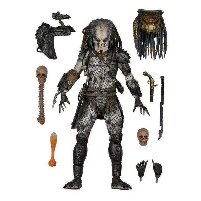 Neca 23cm Joint Action Figure Predator 2 Predator 2 Predator Gray Back ...