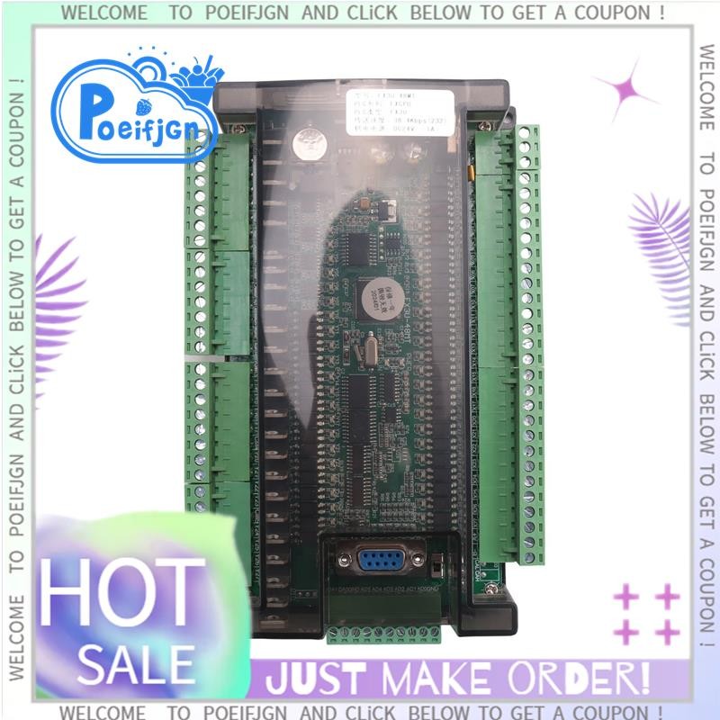 PLC Industrial Control Board Module FX3U-48MT Programmable Logic Controller 24 Input 24 Output ...