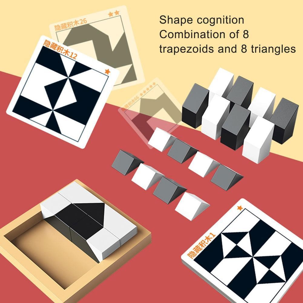 IQ Toy Hidden Building Block Puzzle Educational Toys Cultivate Children ...