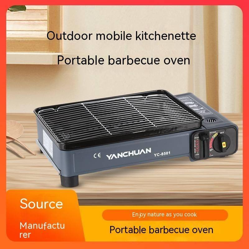 gas grill BBQ smokeless indoor barbecue grill Home BBQ Machine gas ...