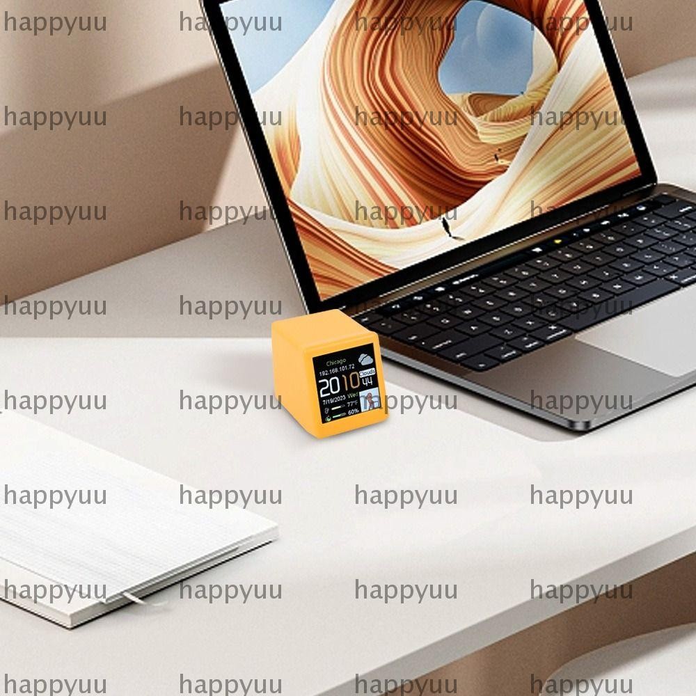 HAPPYUU Weather Forecast Station, WiFi USB Charging Smart Clock ...