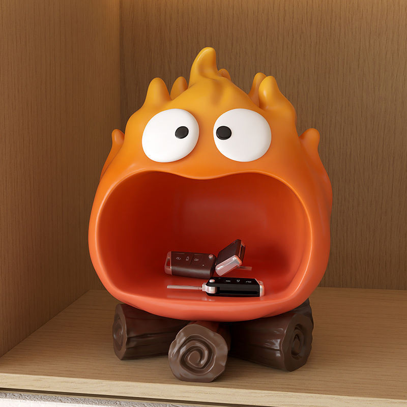 Howl's Moving Castle Calcifer Desktop Decoration Creative Home Living ...