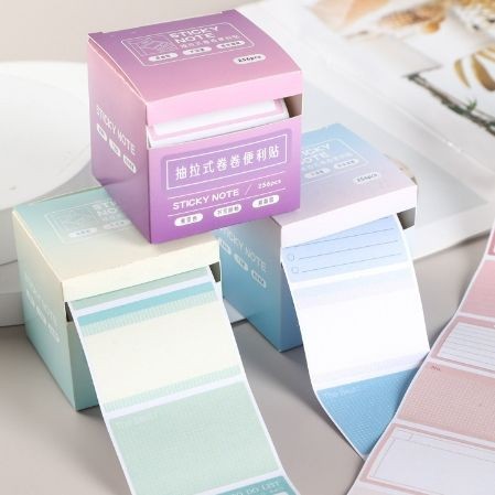 Sticky Notes Pull-out Self-Adhesive Index Labels Tabs Memo Sticker ...