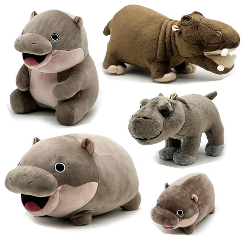 Moo Deng Hippo Plush Doll Soft Stuffed Toys Birthday Gifts for ...