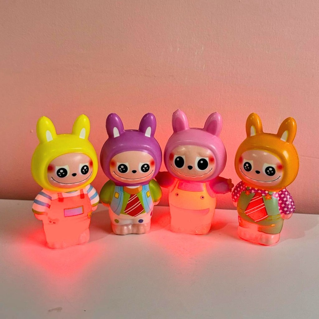 Squily LABUBU WITH LED SOFT SLOW fidget squeezing toy WITH lights ...
