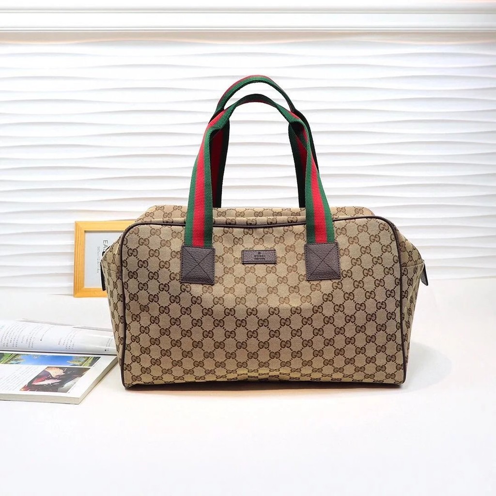 GUCCI GUCCI Medieval Short-distance Travel Bag Canvas Hand Luggage Bag ...