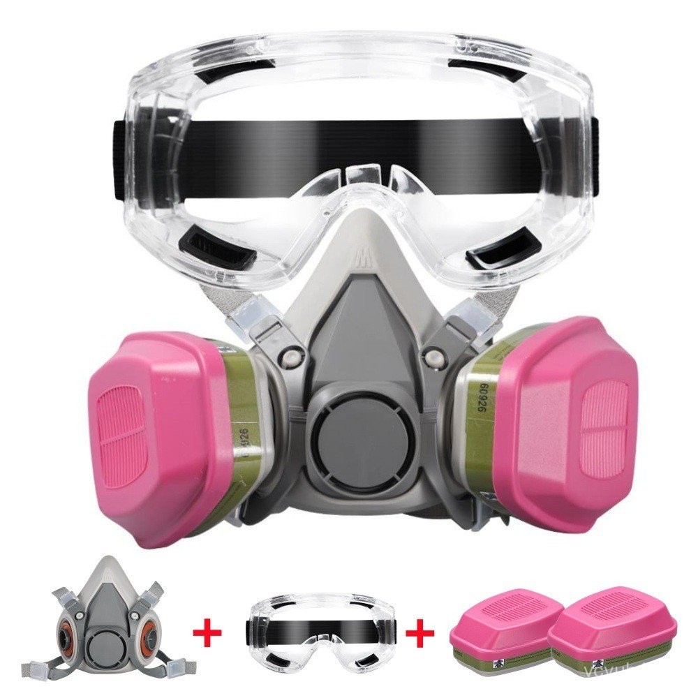 Gas Mask for Painting, Dustproof, Odor Mask, Chemical Gas, Vapor, Dust ...