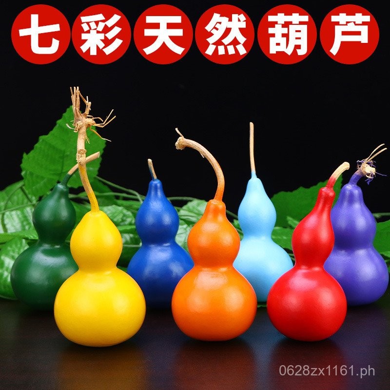 Children's Colorful Pendant Gift Gourd Doll Craft Seven-Color Gourd ...