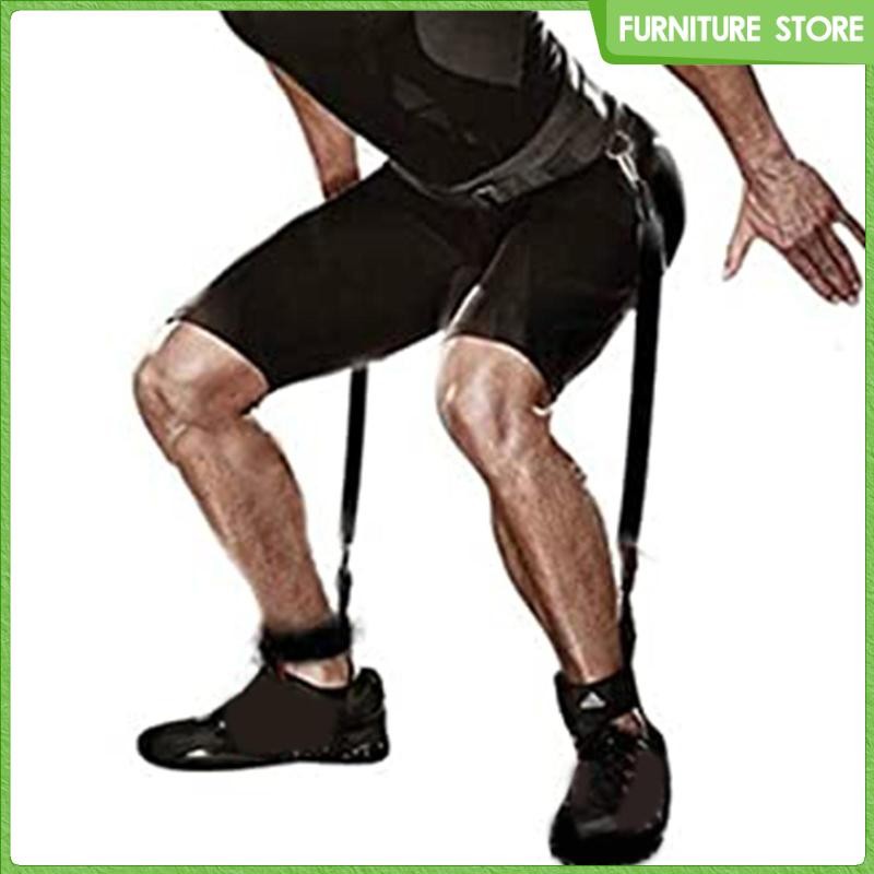 [Wishshopeelxj] Vertical Jump Resistance Band Workout Adjustable Leg ...