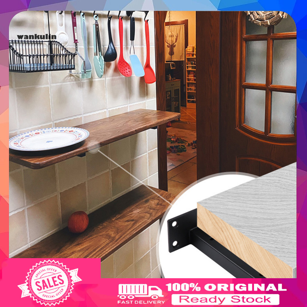 Shelf Support Easy to Mount Multi Purpose T-shaped Heavy Duty Floating ...