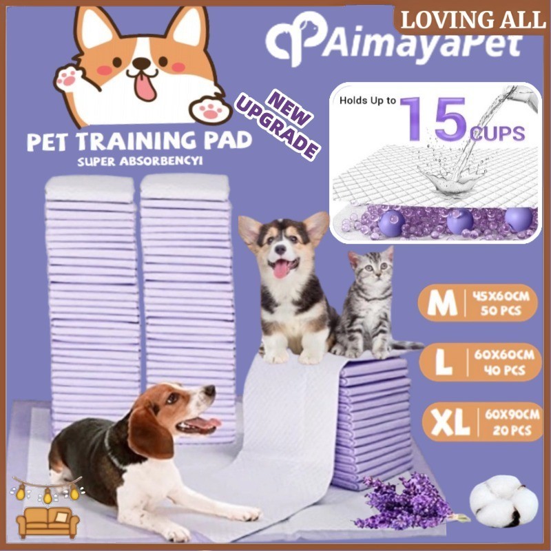 AimayaPet Dog Pee Pads Pet Diaper Puppy Training Pad Poop Urinal ...