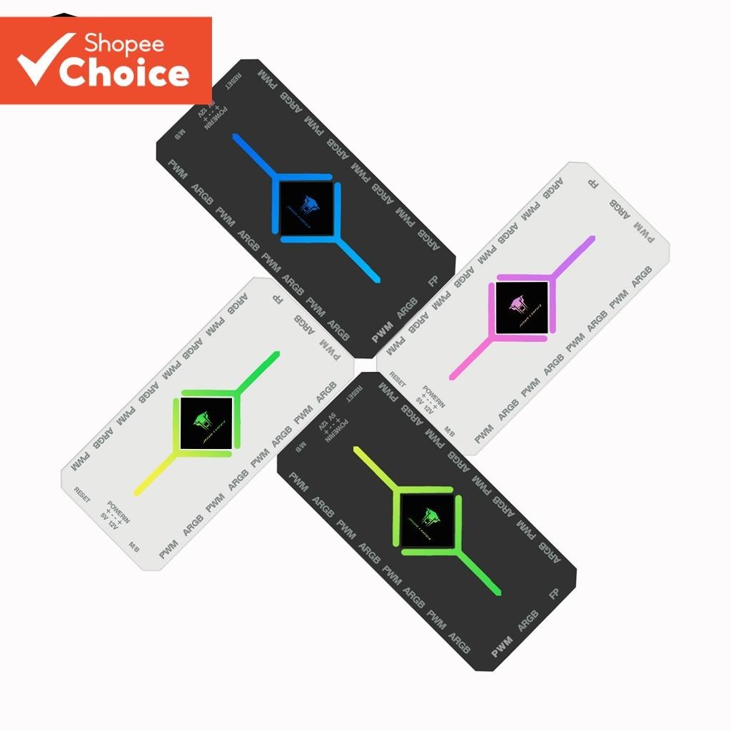 Jungle Leopard Smart Hub 5V 3PIN ARGB 4 Pin PWM 9 Ports PC Case CPU Fan ...