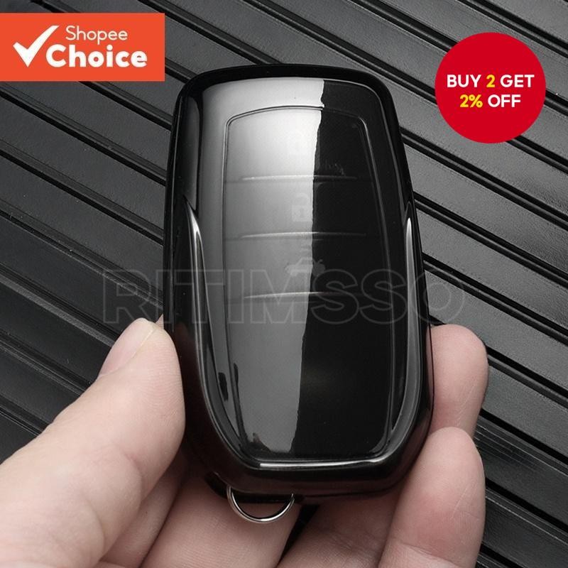 Soft Tpu Car Remote Key Case Cover For Toyota RAV4 Crown Hilux Fortuner ...