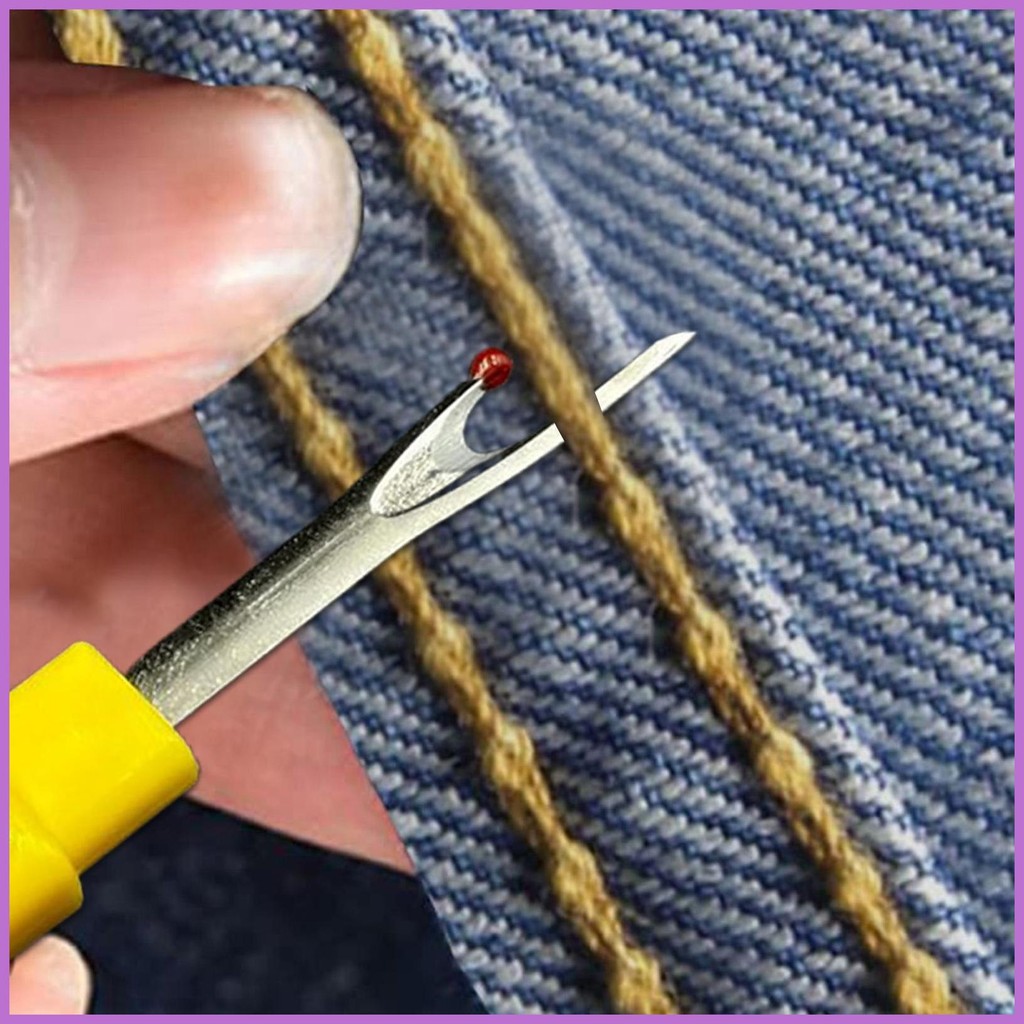 Seam Ripper Embroidery Thread Remover 2-in-1 Ergonomic Seam Ripper Tool ...