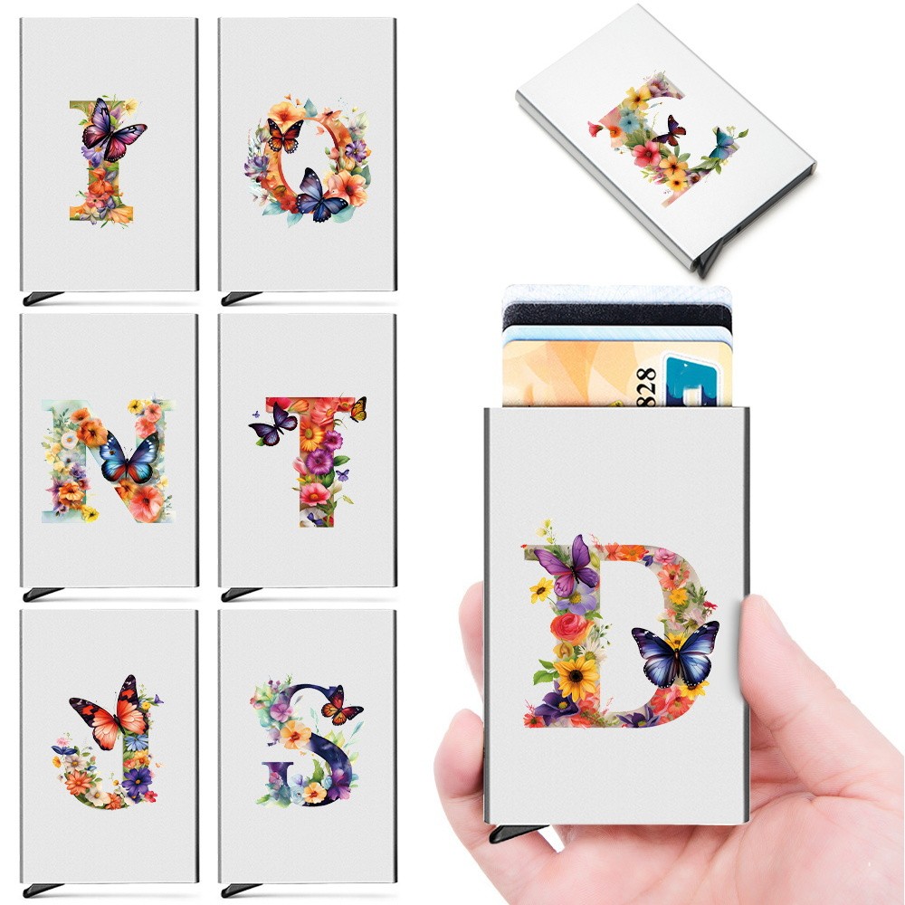 Men Wallet Automatically Ejects Credit Card Mini Credit Card Wallet ...