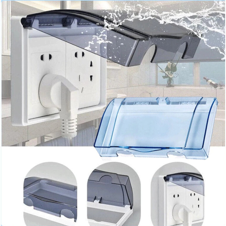 Double Socket Protector Waterproof Electric Plug Cover Switch Box 86 ...